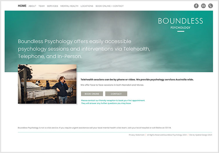 Spatial Design - Websites